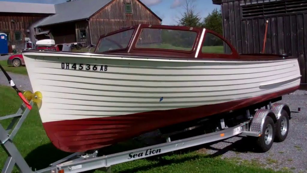 1957 Lyman Runabout Arrives from Ohio - Snake Mountain Boatworks