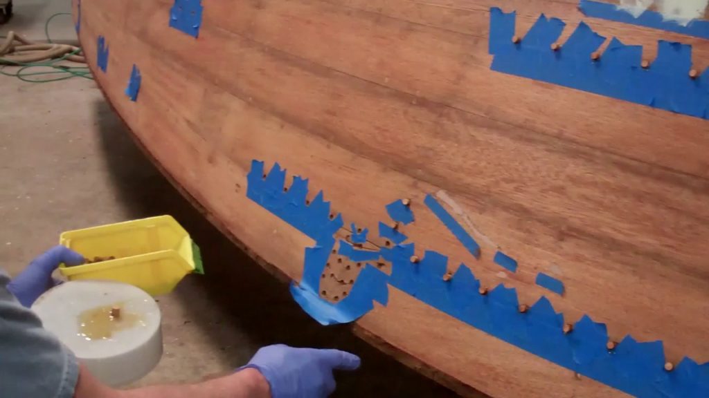 How To Fasten Planks to Vintage Boat Hulls - Snake Mountain Boatworks