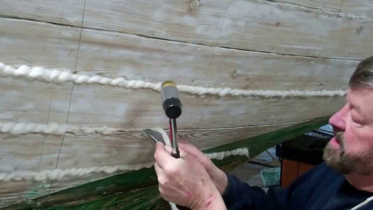 Caulking-Sealing Seams Below the Waterline - Snake Mountain Boatworks