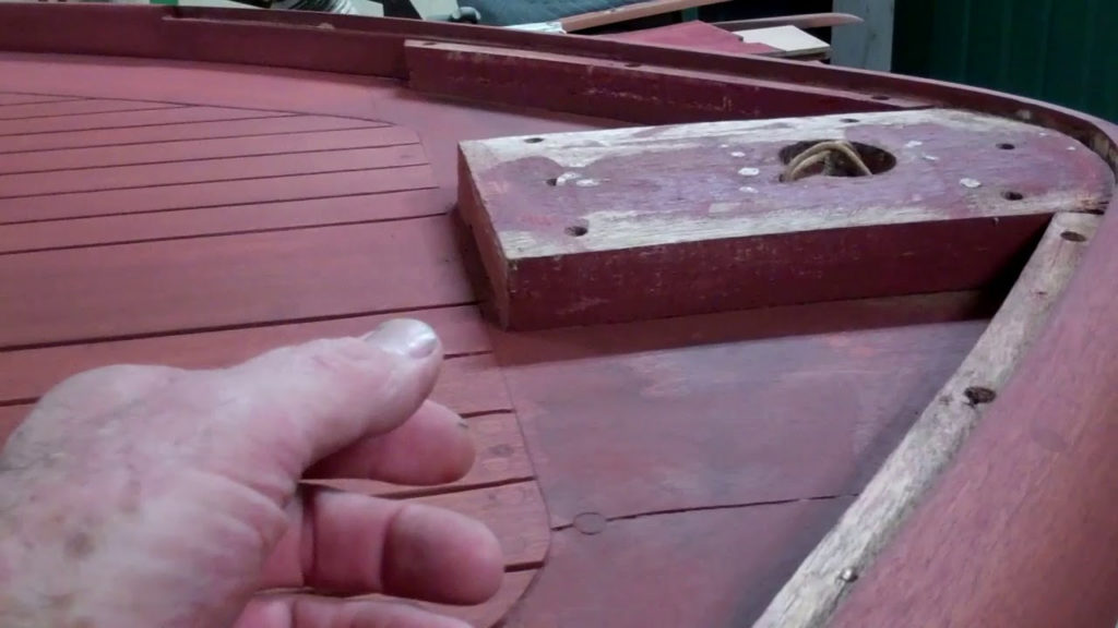 Staining Boat Hulls - Snake Mountain Boatworks