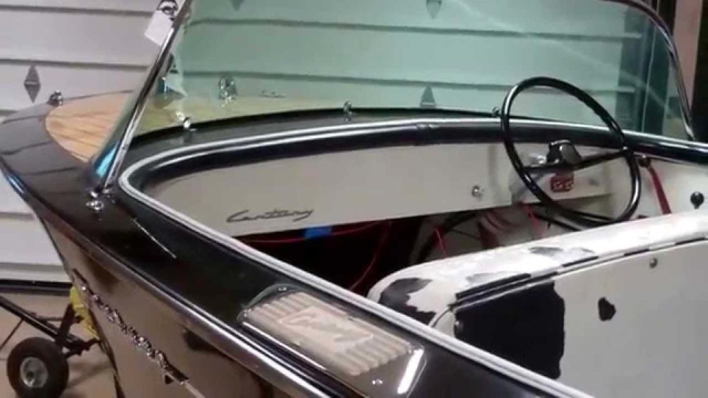 1956 Century Black Cowhide Palomino - Snake Mountain Boatworks