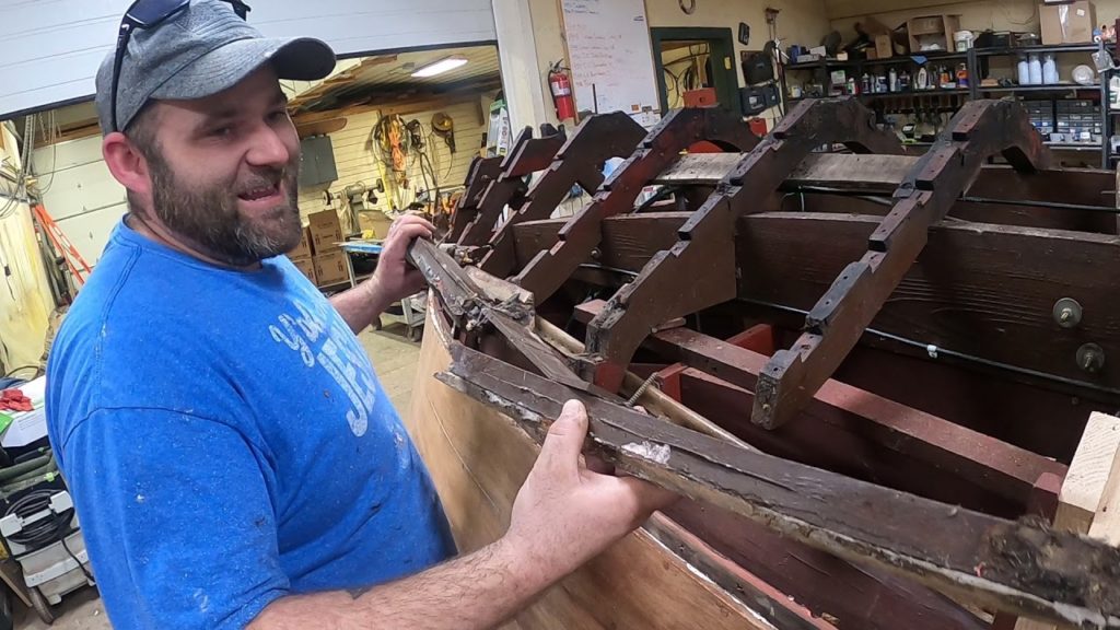 1948 Century Sea Maid Replacing Bottom Frames & Bow - Snake Mountain ...